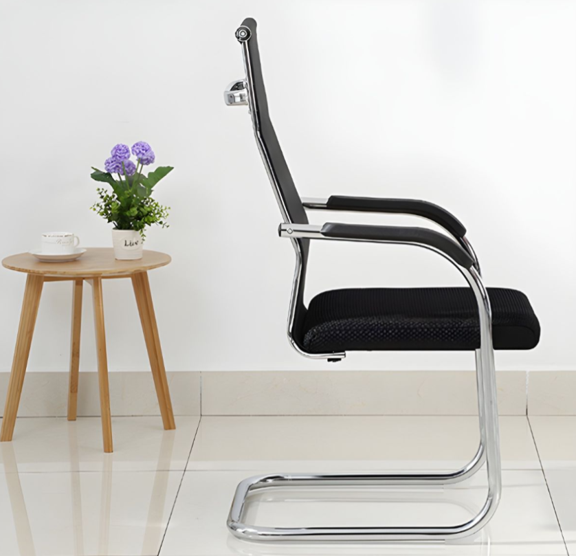 Cantilever Mesh Visitor Chair - Pioneer Furniture