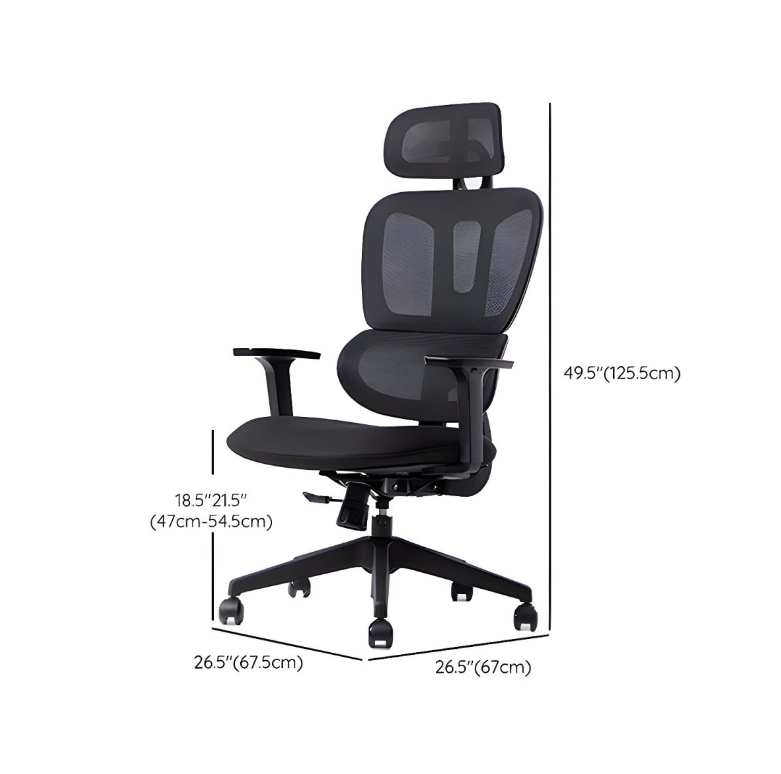 High back orthopedic Office Chair - Pioneer Furniture