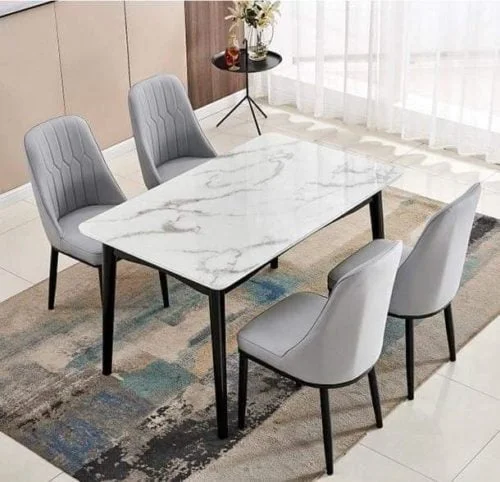 4-Seater Ceramic Dining Set - Pioneer Furniture