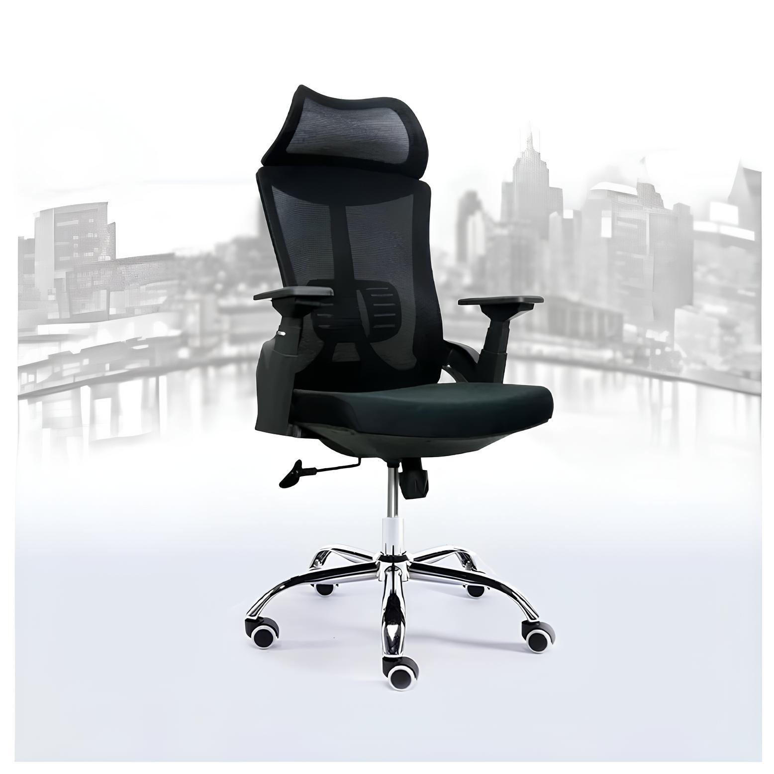 High-Back Mesh Executive Chair - Pioneer Furniture