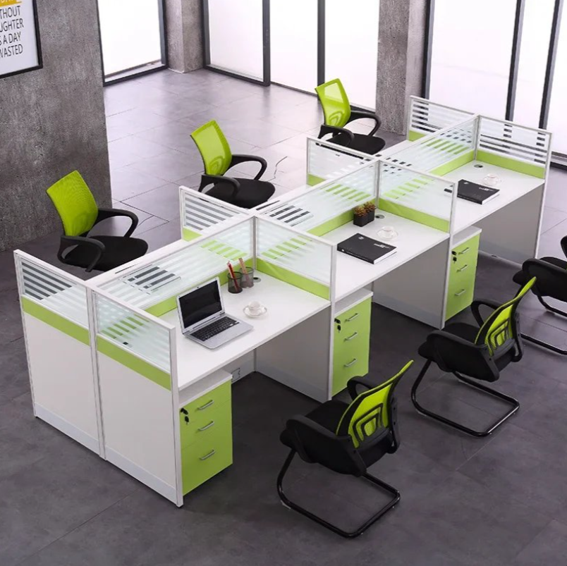 6-Way Modular Office Workstation - Pioneer Furniture