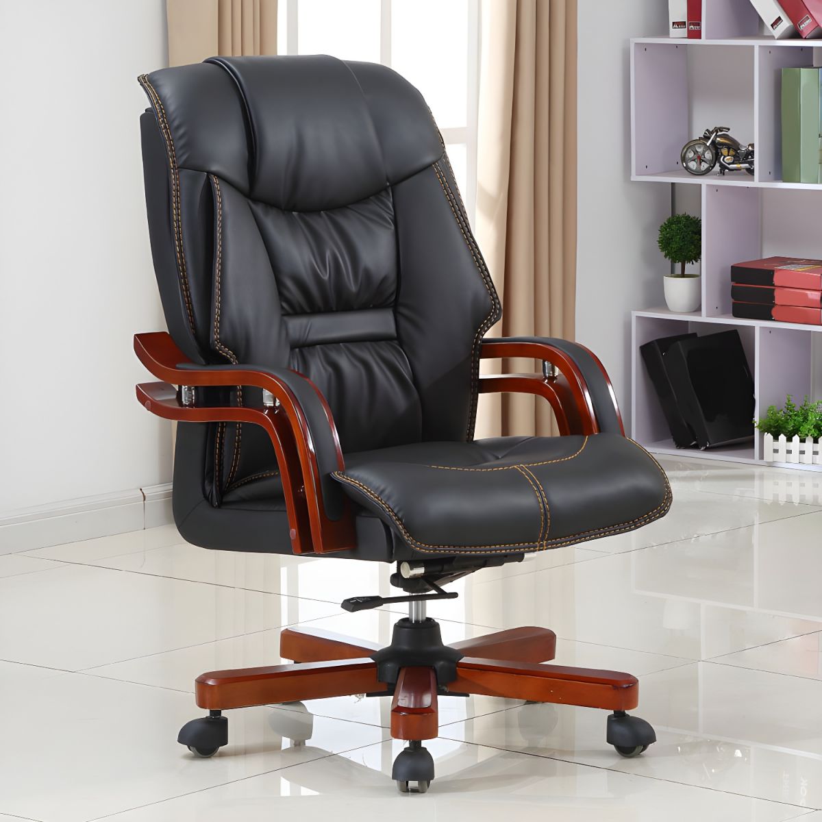 Faux Leather Executive office Chair - Pioneer Furniture