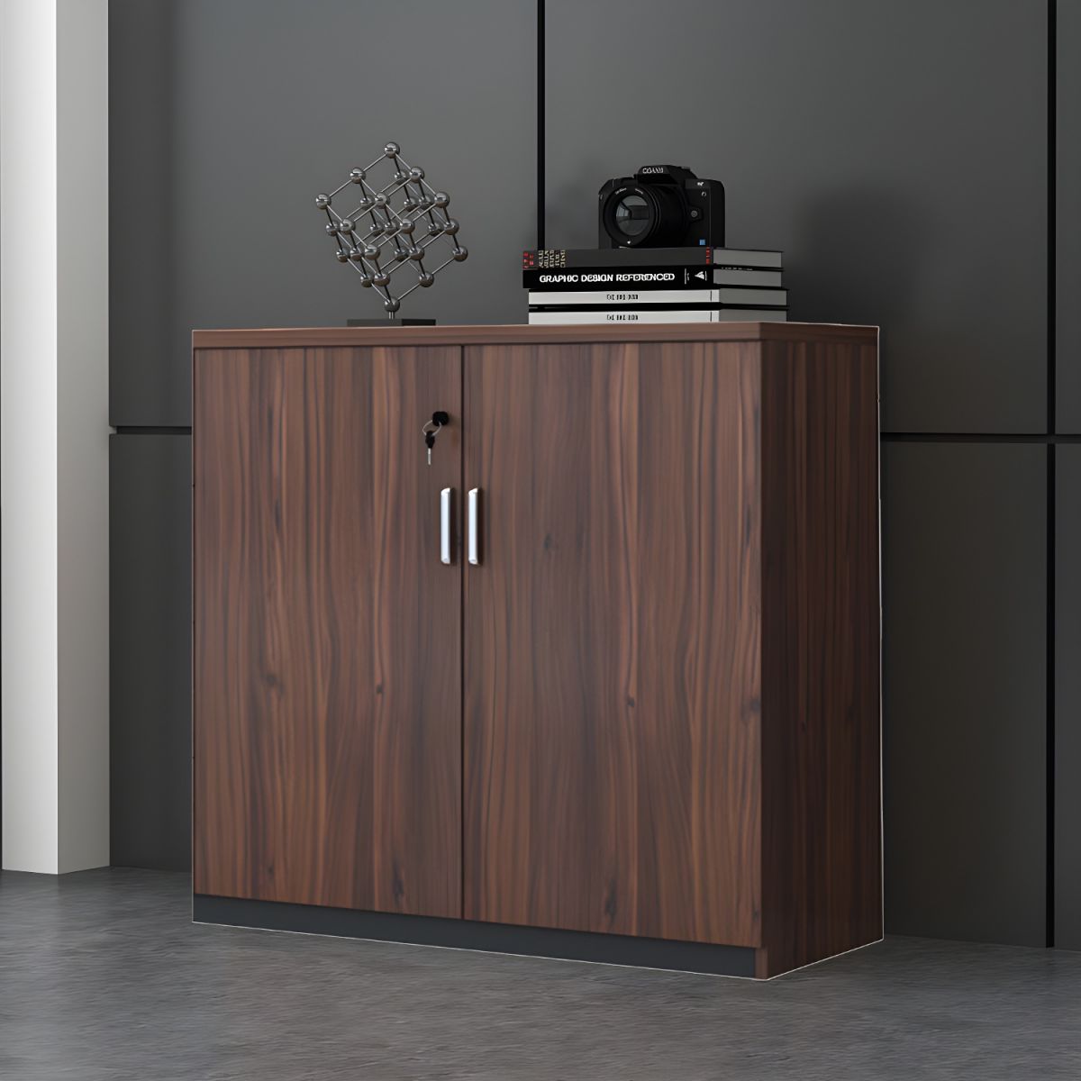 Modern Wood Storage Cabinet - Pioneer Furniture