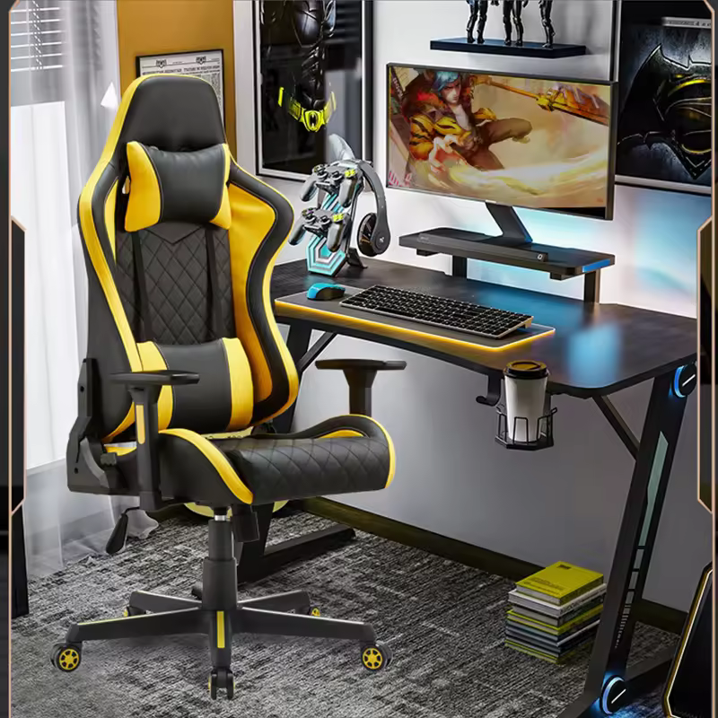 Faux Leather Ergonomic Gaming Chair - Pioneer Furniture