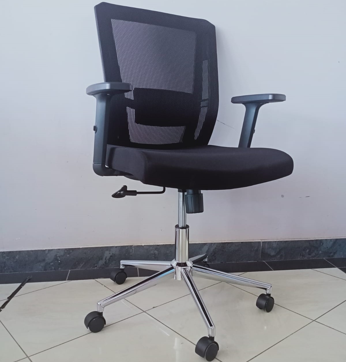 Ergonomic Office Chair with Adjustable Arms - Pioneer Furniture
